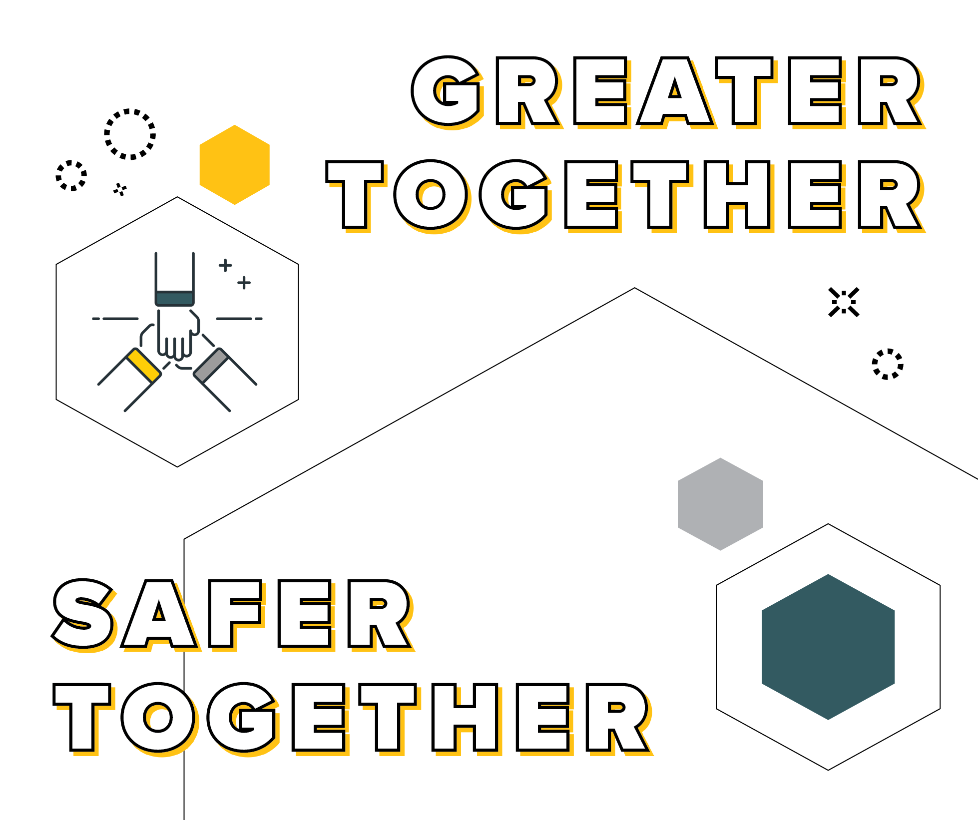 The Hive Takes the Safer Together, Greater Together Pledge